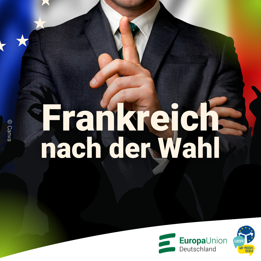 EUD-Generalsekretär Christian Moos zur Parlamentswahl in Frankreich ...