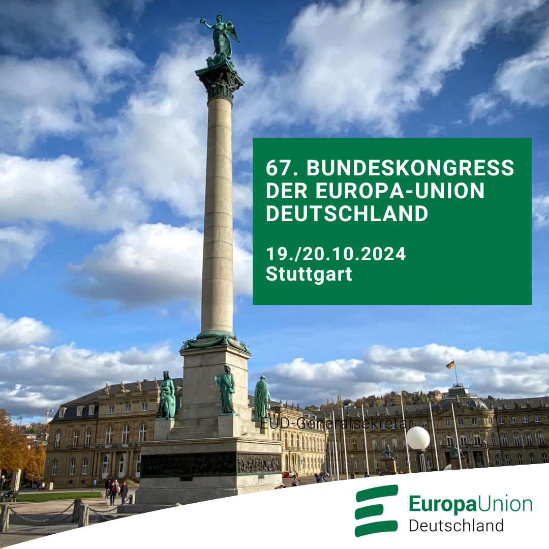 Europa-Union Bundeskongress in Stuttgart- EUD
